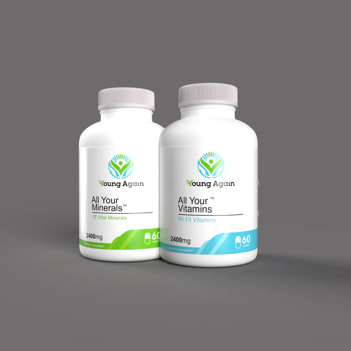 All in One Vitamins and Minerals Caplets for Men & Women – TheNatural