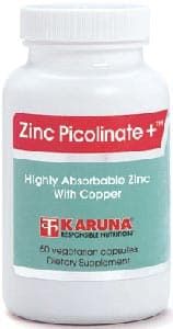 Zinc Picolinate Plus W/ Copper 25 MG 60Capsules – TheNatural