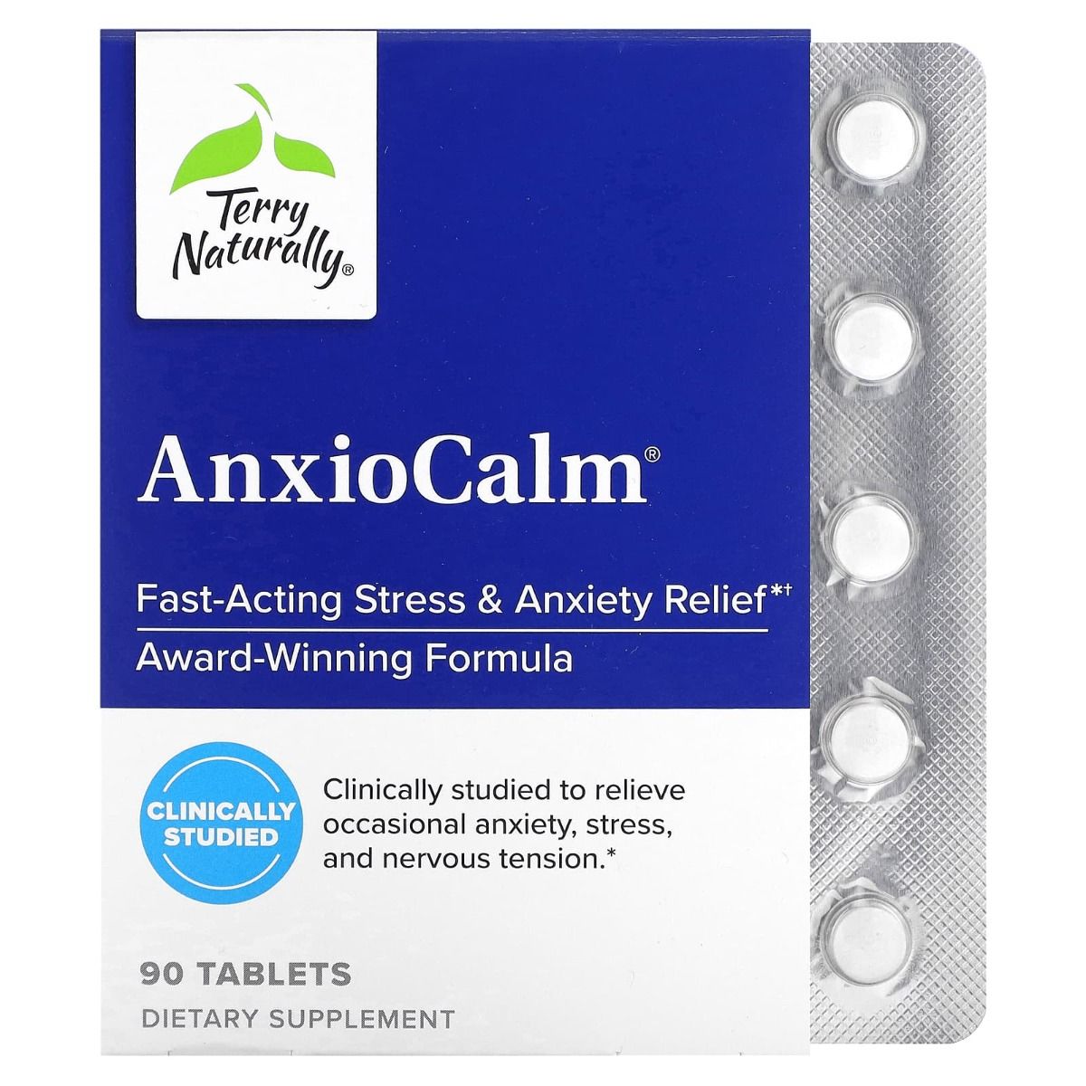 Terry Naturally, AnxioCalm 90 Tablets -The Natural – TheNatural