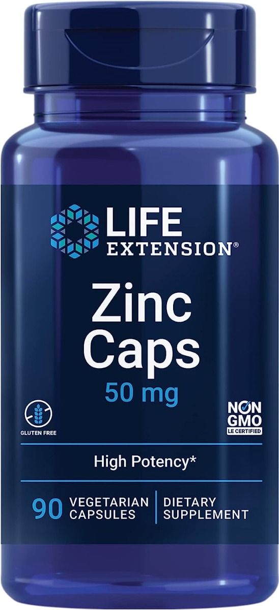 Zinc Caps 50 MG 90 Veggie Caps – TheNatural