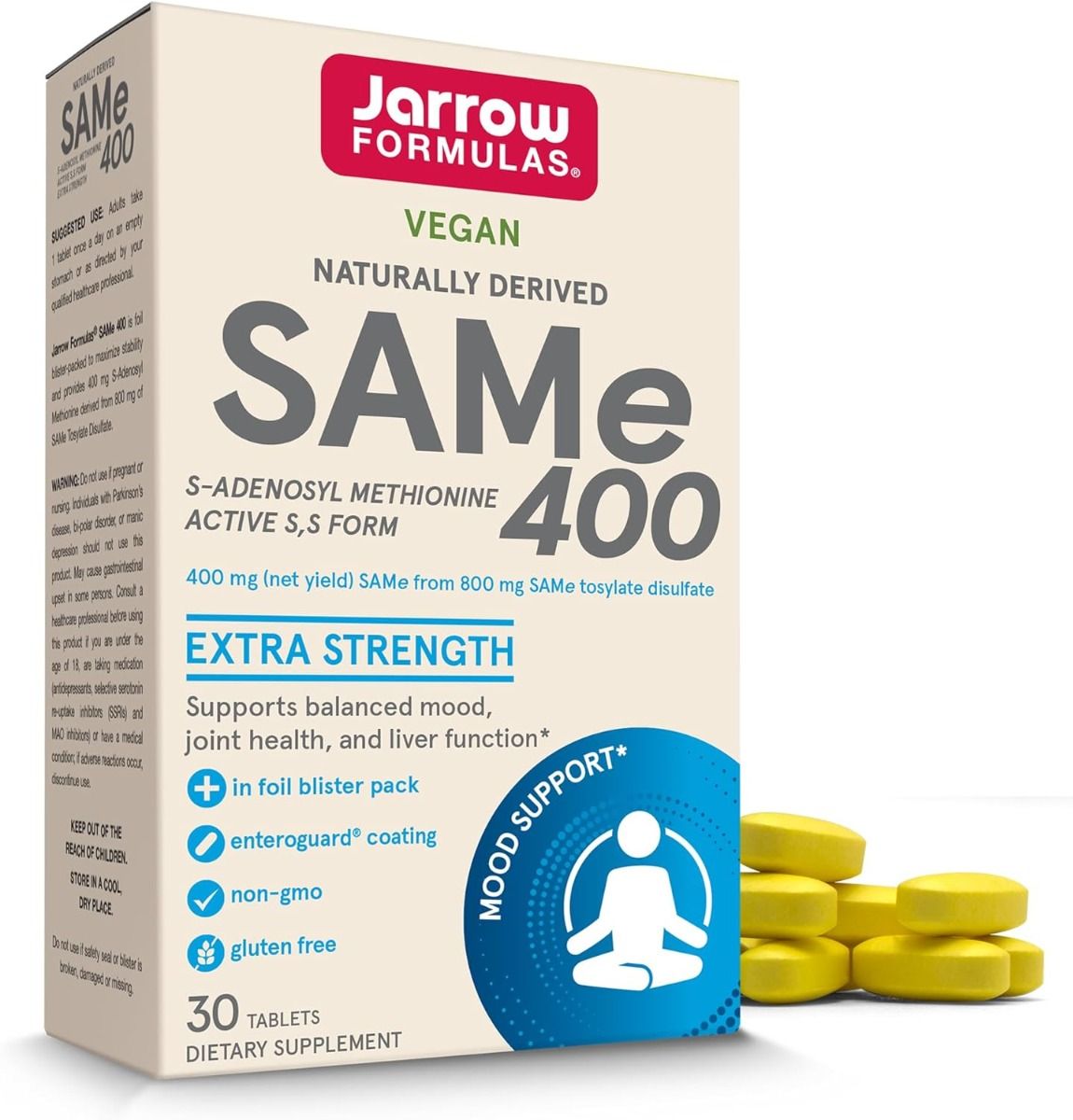 Sam-E 400 MG 30 Tablets – TheNatural