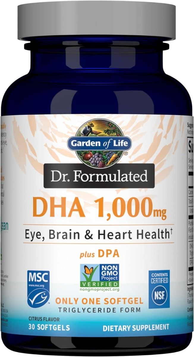Dr. Formulated DHA 1,000 mg 30 Softgels Citrus – TheNatural