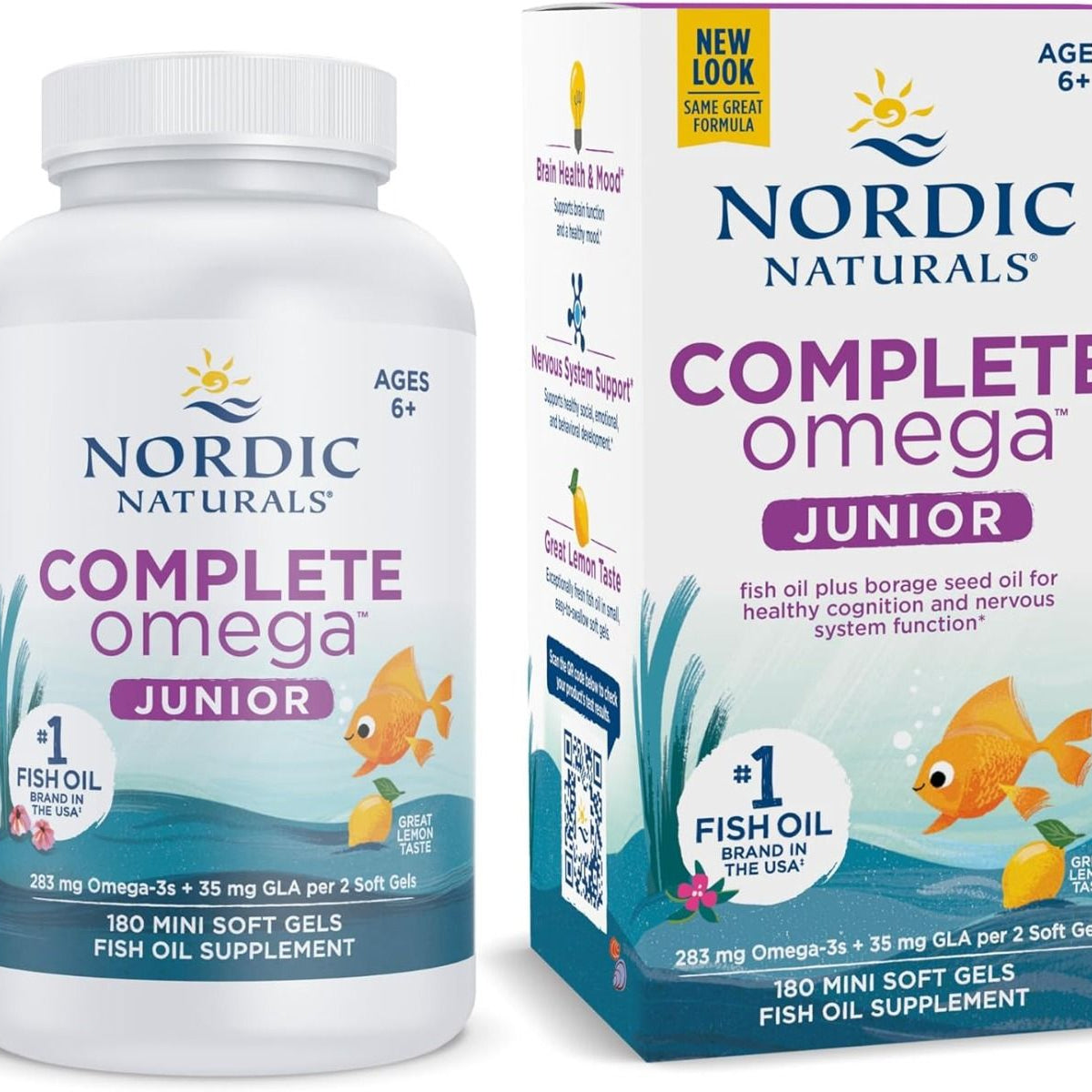 Complete Omega Junior 180 Chewable Softgels Lemon – TheNatural