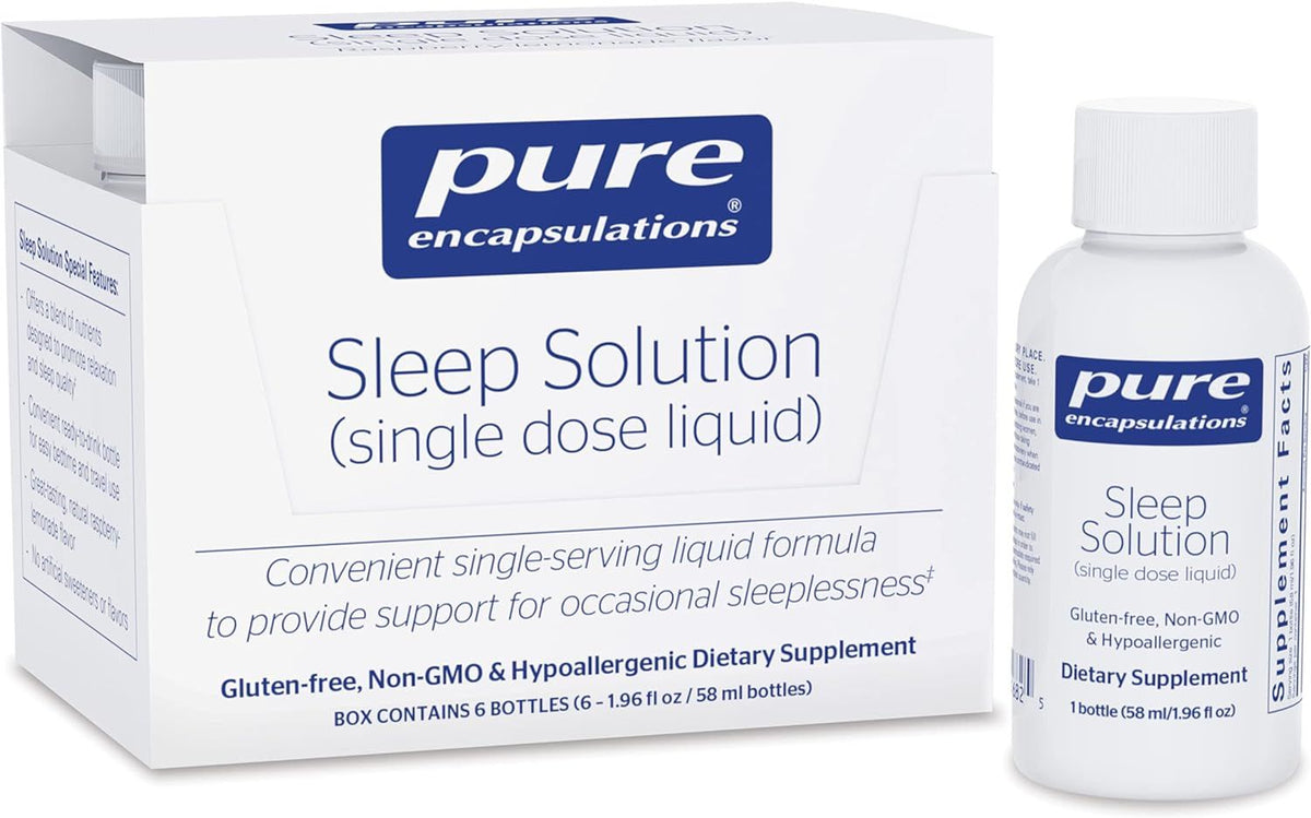 Sleep Solution (Single Dose Liquid) - Box of 6 6 Single 1.96 Fl Oz Bot ...