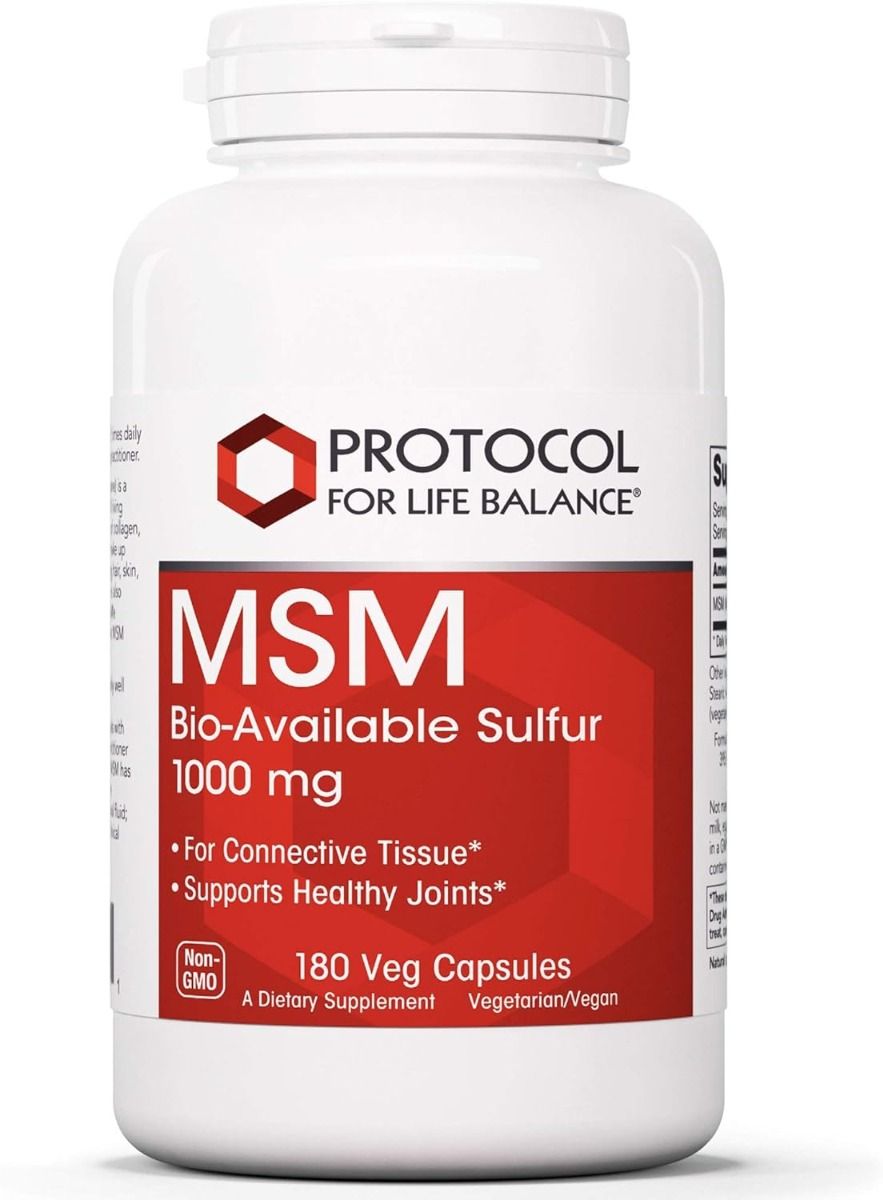 MSM Bio-Available Sulfur 180 Vegan Capsules – TheNatural