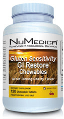 NuMedica, Gluten Sensitivity GI Restore Chewables120 Chewable Tablets ...