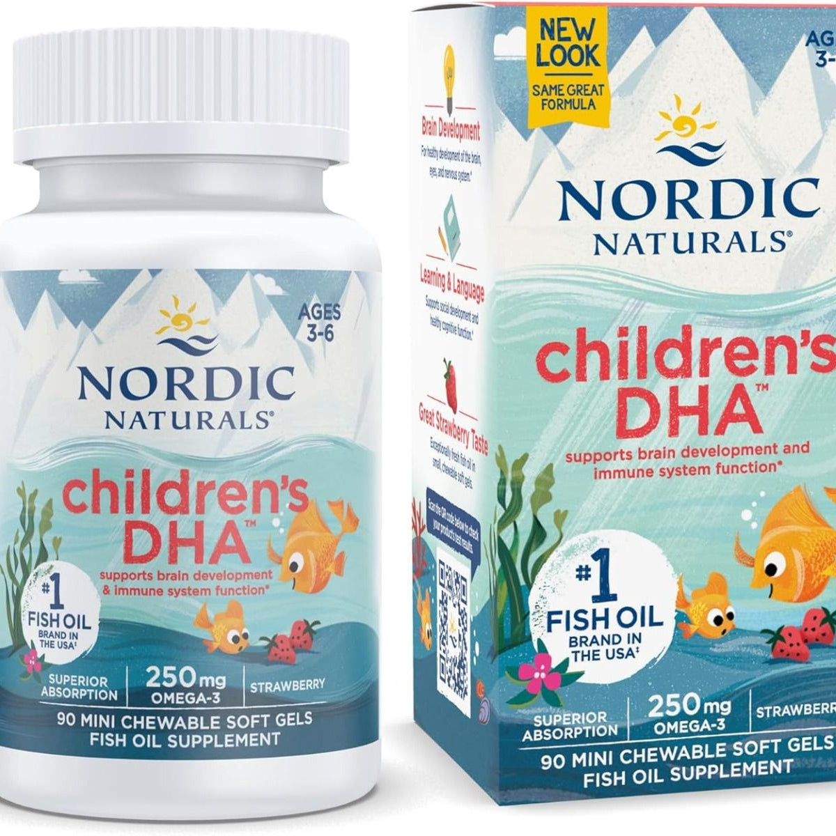 Children's Dha 250 Mg Chewable Softgels Strawberry – TheNatural