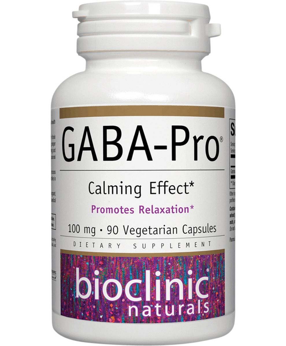 GABA-Pro Calming Effect 100 MG 90Veggie Caps – TheNatural
