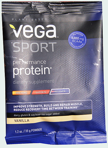 Vega Sport Plant-based Performance Protein (Vanilla) 1.2oz Packet(s ...